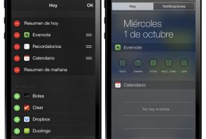Widgets en iOS 8, novedades y análisis