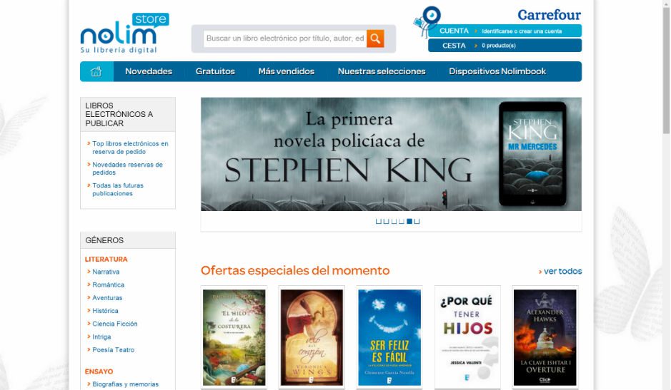 Nolimbook + HD eReader de Carrefour, review y opinión